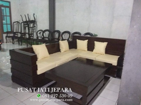 Kursi Tamu Box Kayu Jati Busa - Pusat Jati Jepara